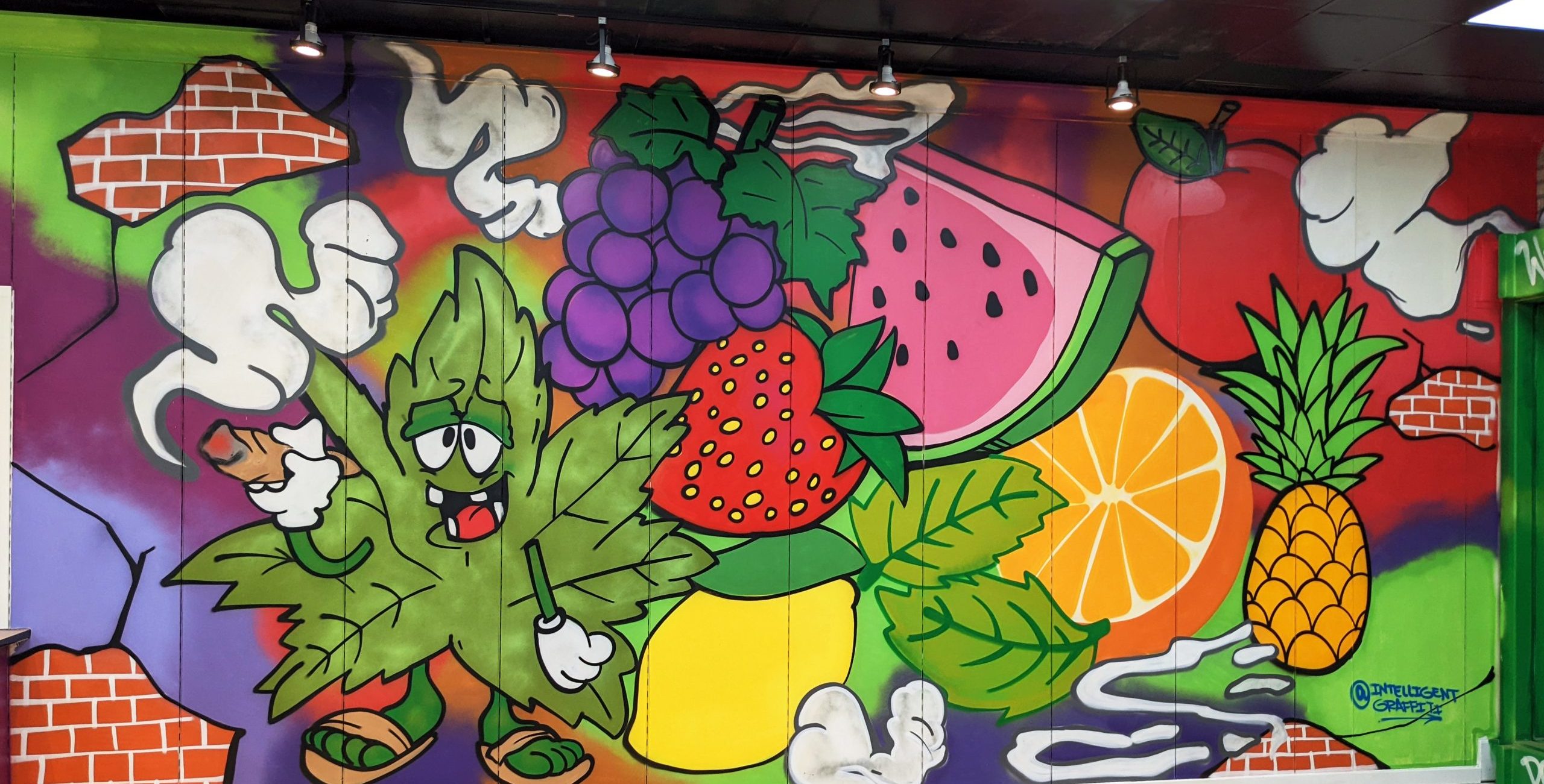 Smoke Shop Mural – Intelligent Graffiti